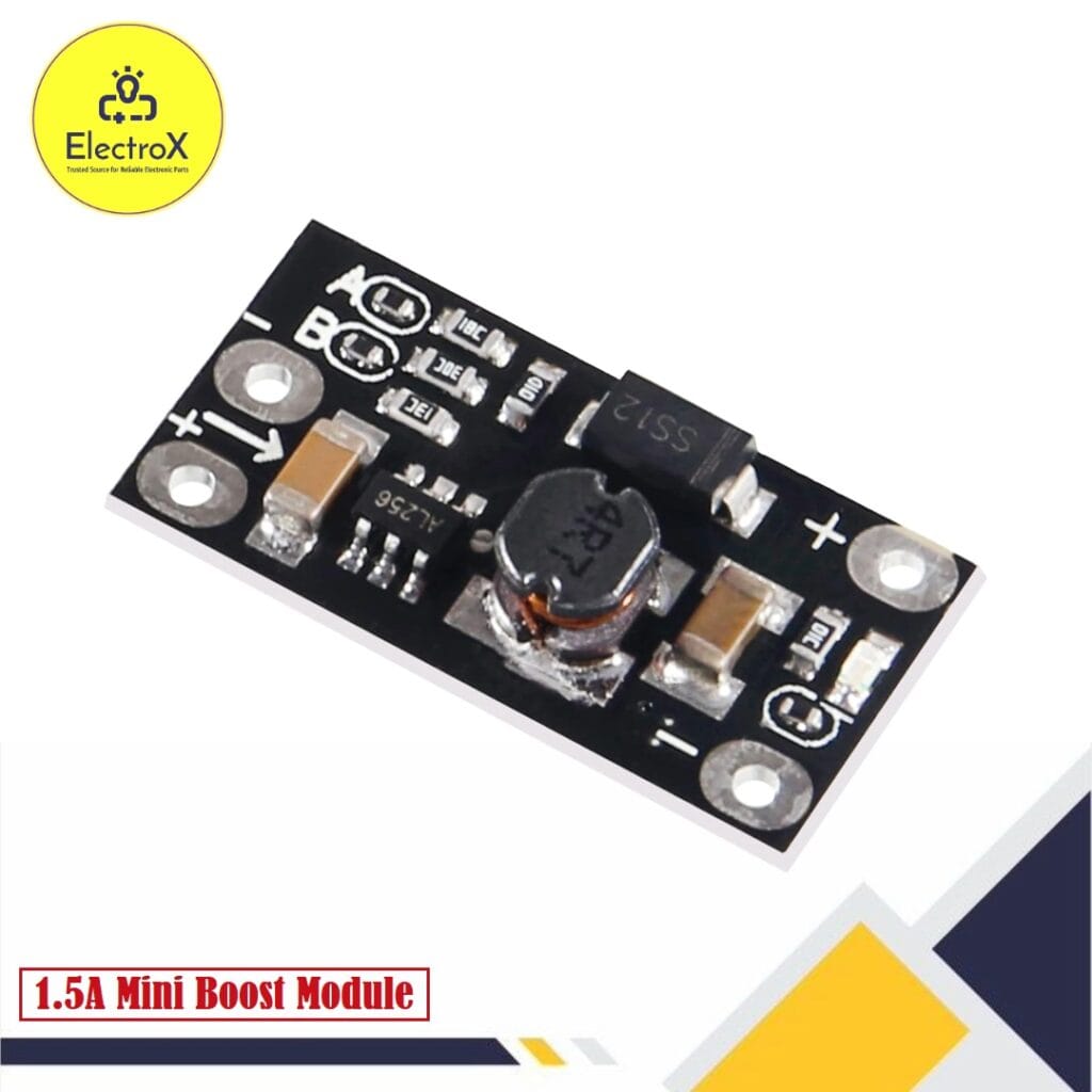 3.7V to 5V 8V 9V 12V Mini Booster Module - ElectroXBD